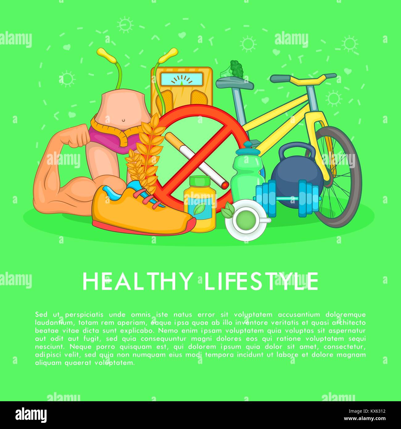 Healthy regime Stock Vector Images - Alamy
