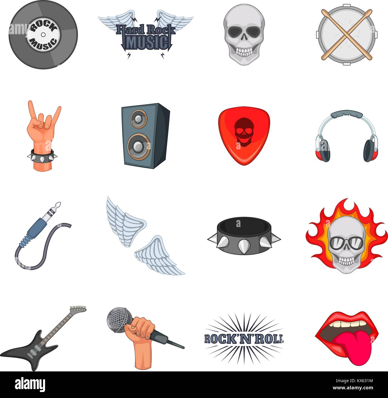 Vinyl record icon cartoon Cut Out Stock Images & Pictures - Alamy