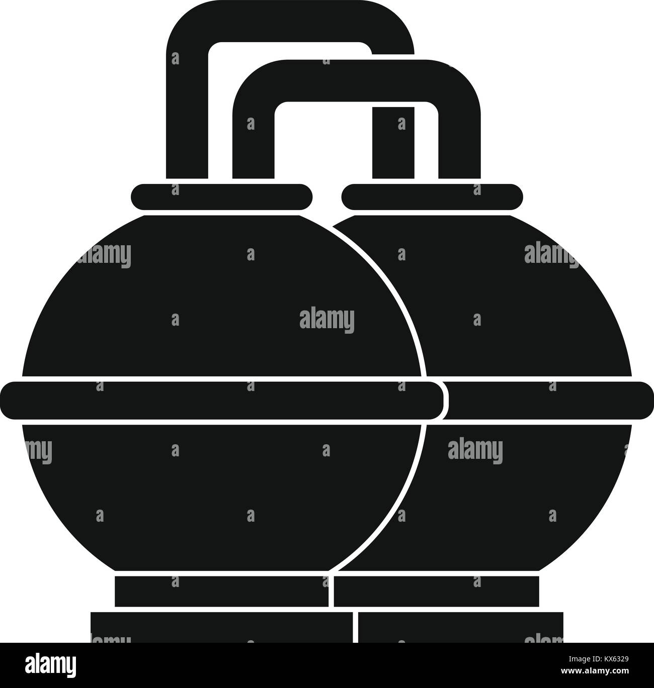 Industrial tanks for petrol and oil icon Stock Vector Image & Art - Alamy