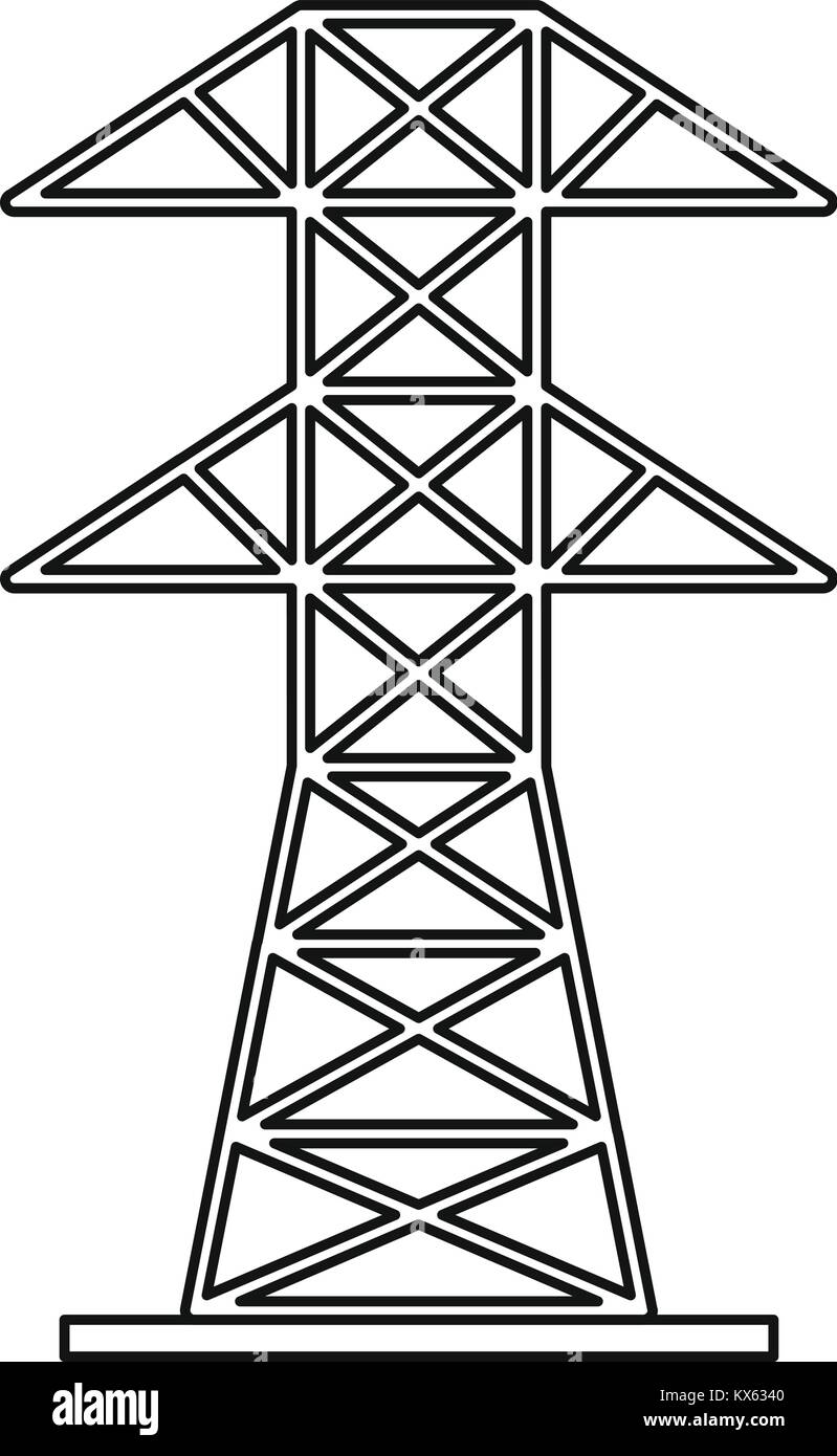 Electric tower icon, outline style Stock Vector Image & Art - Alamy Electric tower icon, outline style Stock Vector Image & Art - Alamy