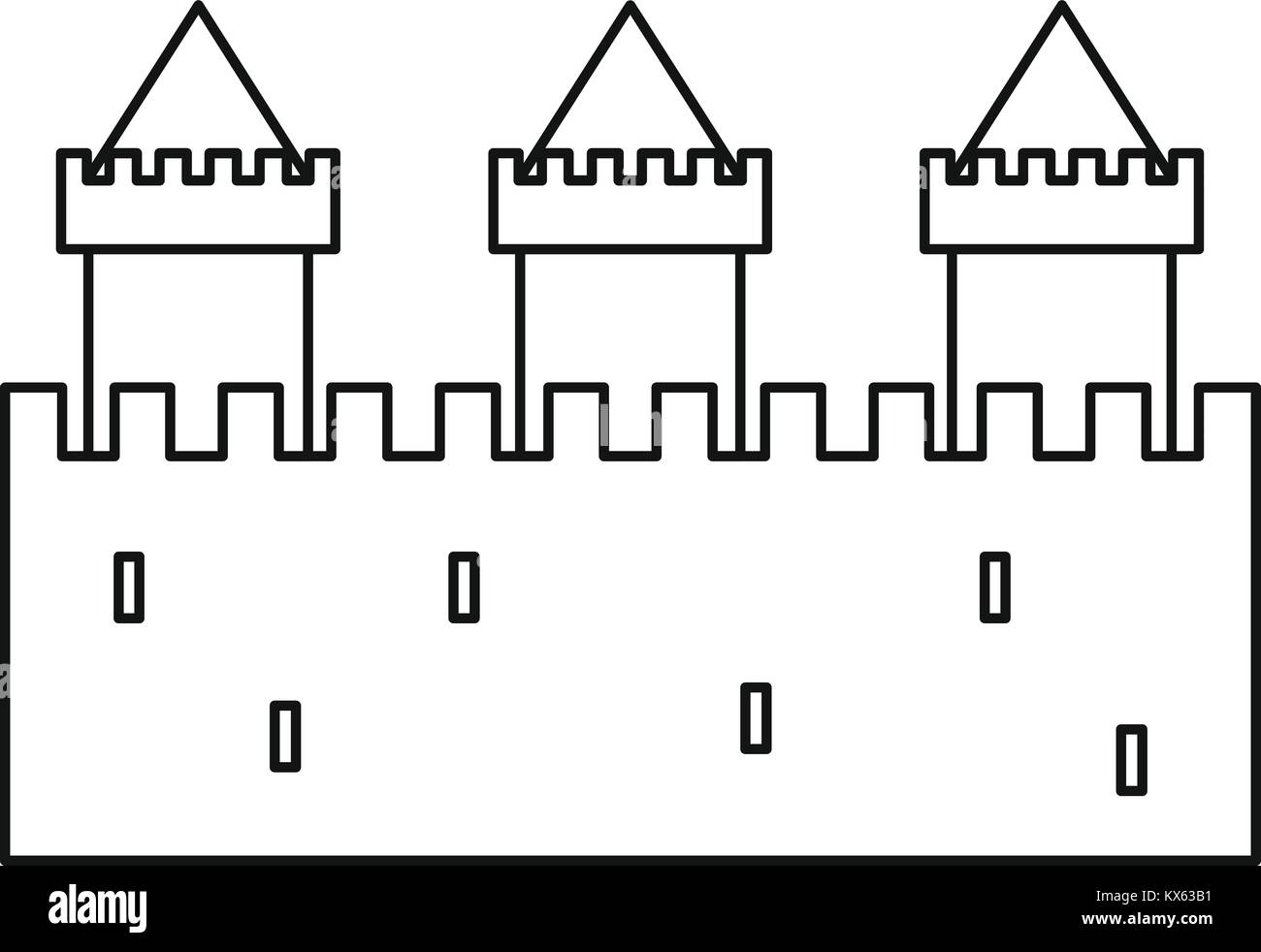 Medieval fortification icon, outline style Stock Vector Image & Art - Alamy Medieval fortification icon, outline style Stock Vector Image & Art - Alamy