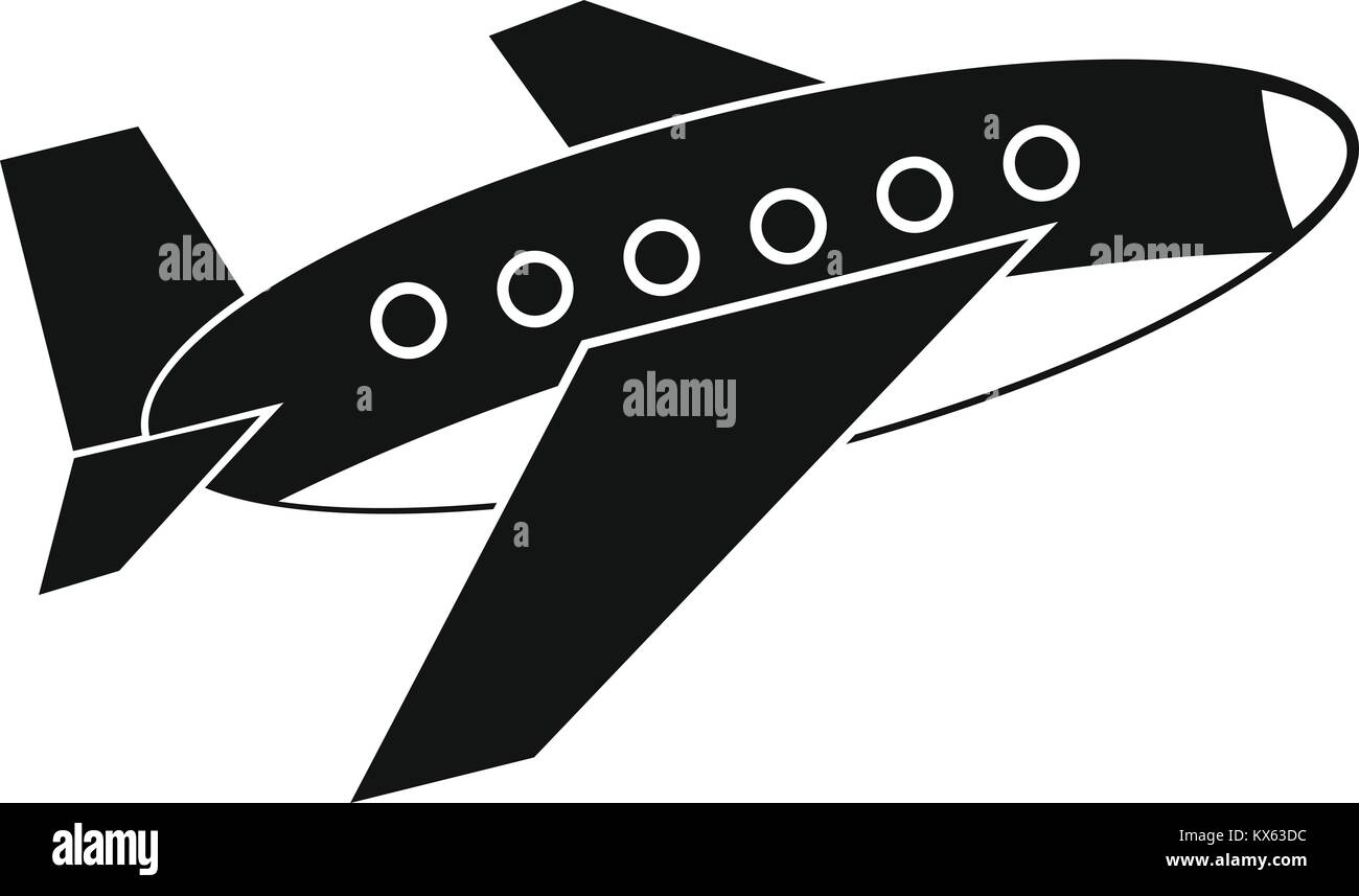 Airplane icon, simple style Stock Vector Image & Art - Alamy