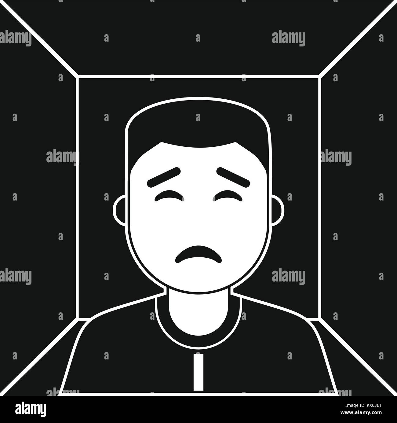 Man Icon Simple Style Stock Vector Image And Art Alamy