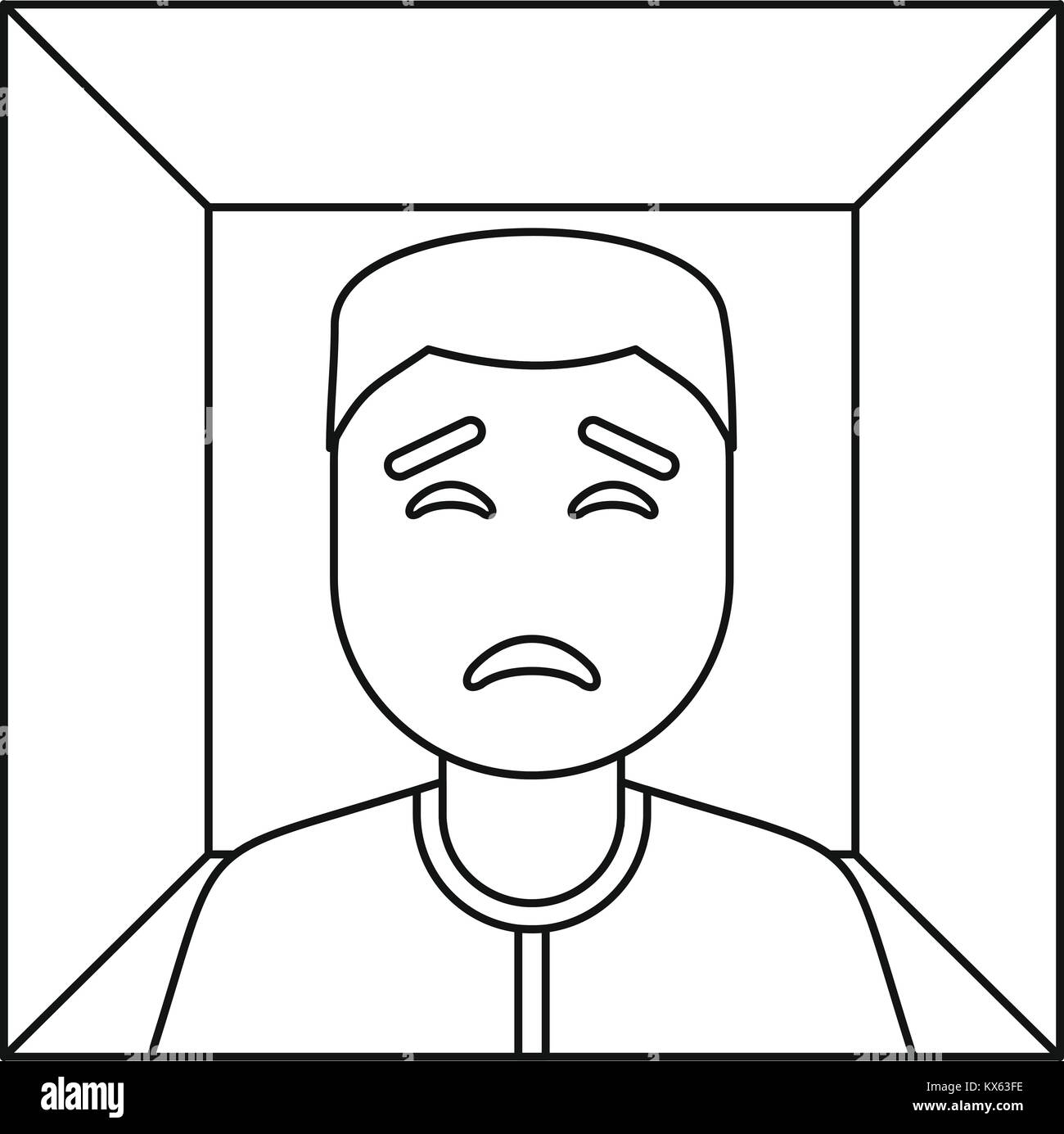 Boy in a box Black and White Stock Photos & Images - Alamy