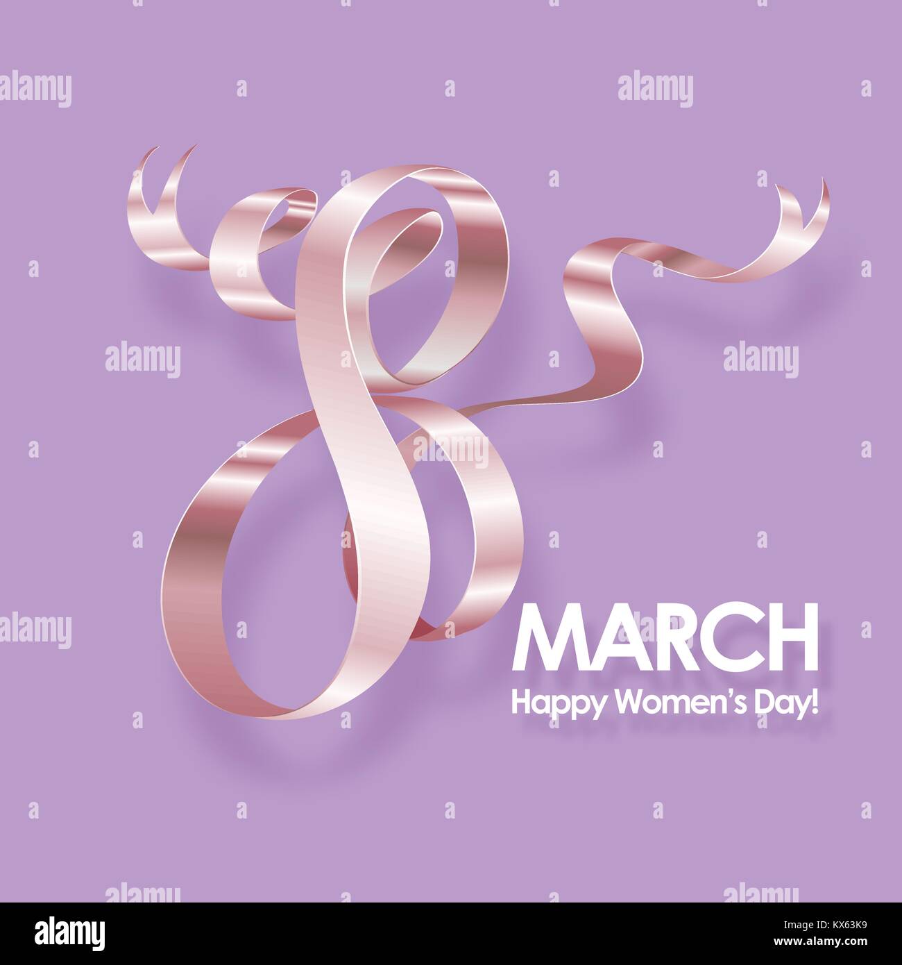 March 8 greeting card Stock Vector Image & Art - Alamy