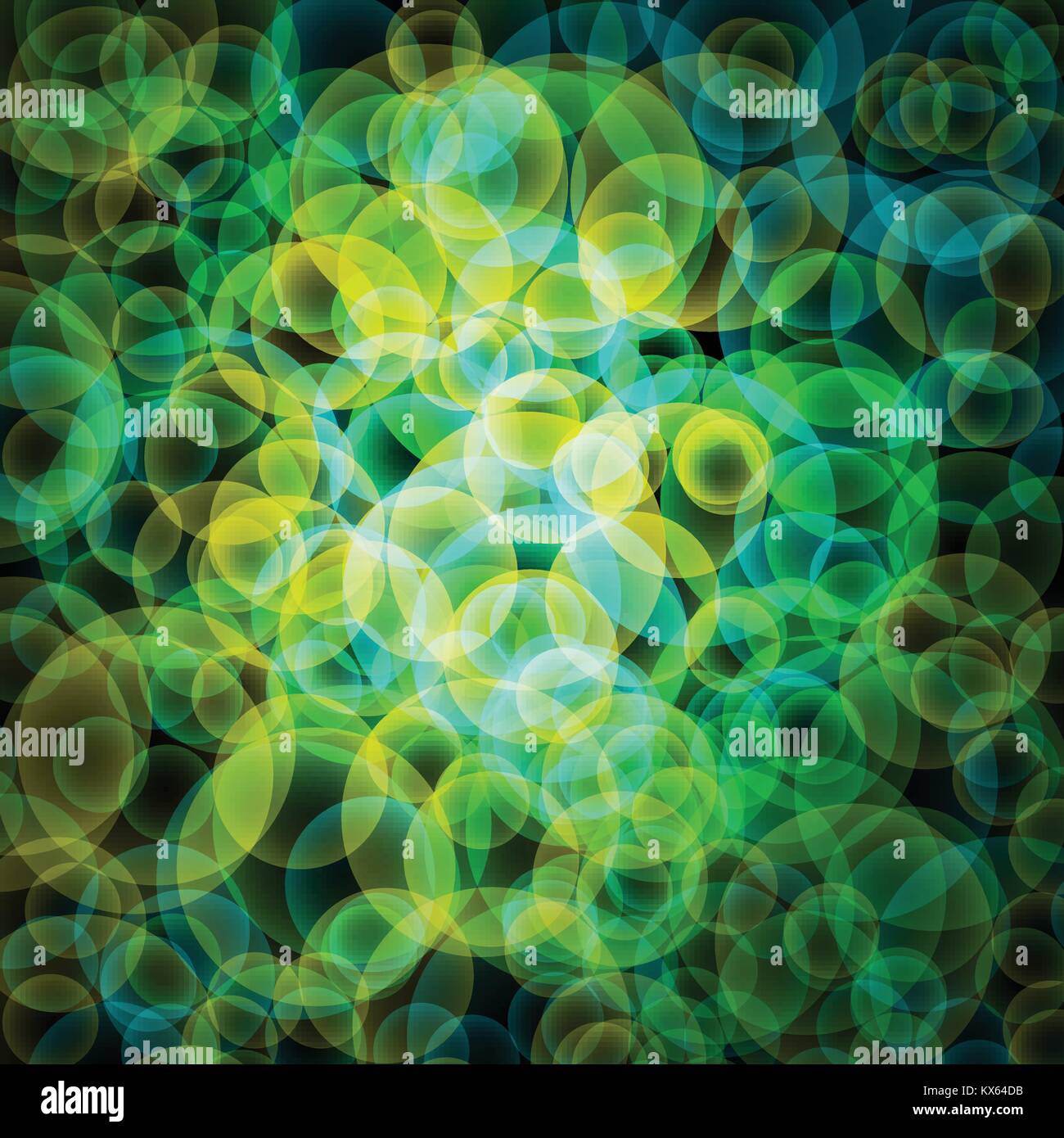 abstract vector glowing background with bright circles Stock Vector ...