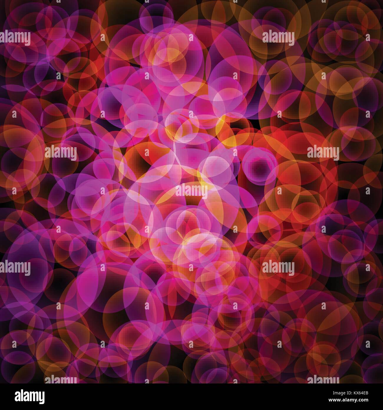 abstract vector glowing background with bright circles Stock Vector ...