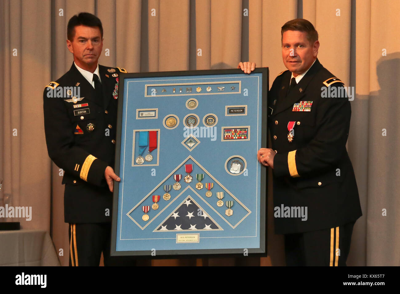 Brig. Gen. Val Peterson retirement ceremony 11-5-16 Stock Photo - Alamy
