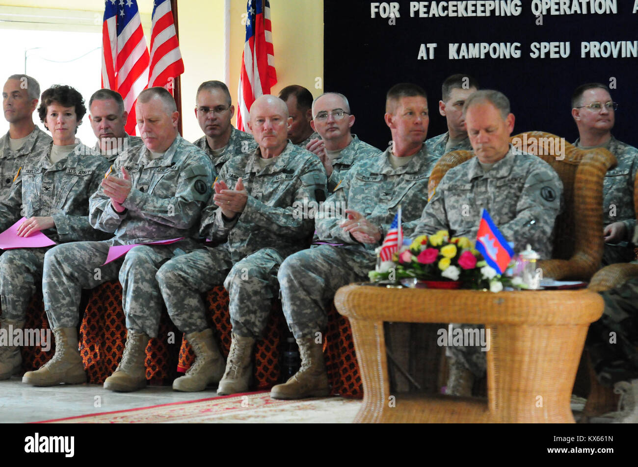 KAMPONG SPEU PROVINCE, Cambodia - Angkor Sentinel 2011 officially ...