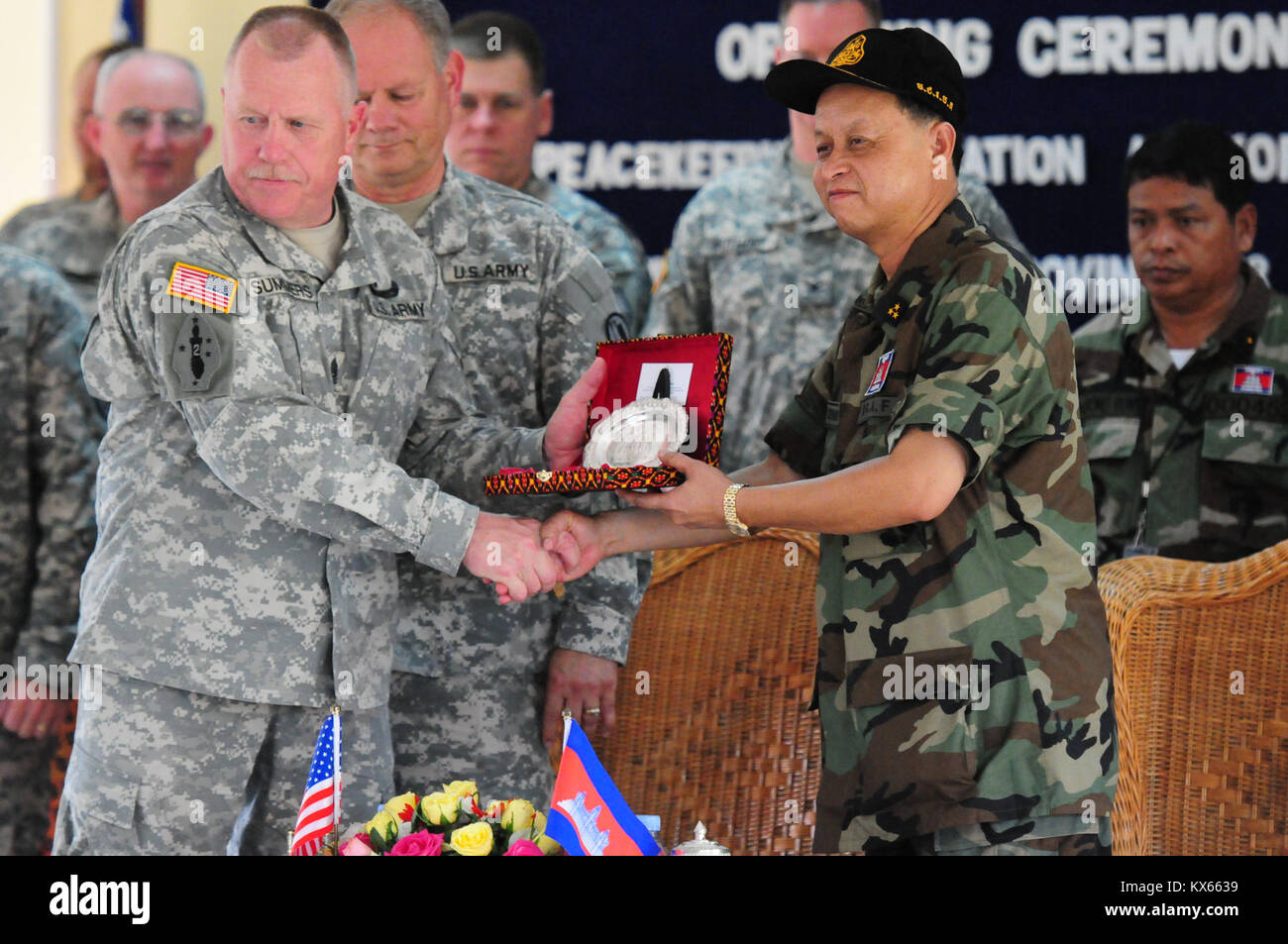KAMPONG SPEU PROVINCE, Cambodia - Angkor Sentinel 2011 officially ...