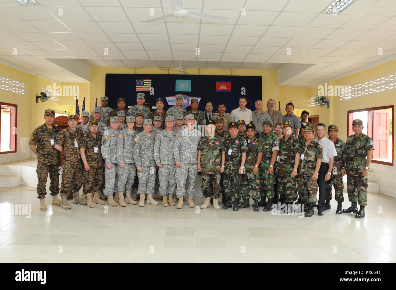 AMPONG SPEU PROVINCE, Cambodia - Angkor Sentinel 2011 officially opened ...