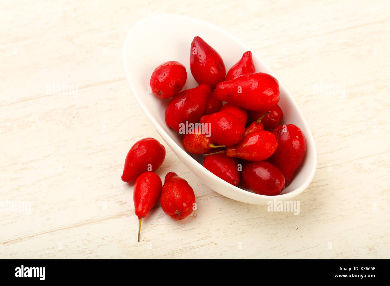 The cornel fruit Stock Photo - Alamy
