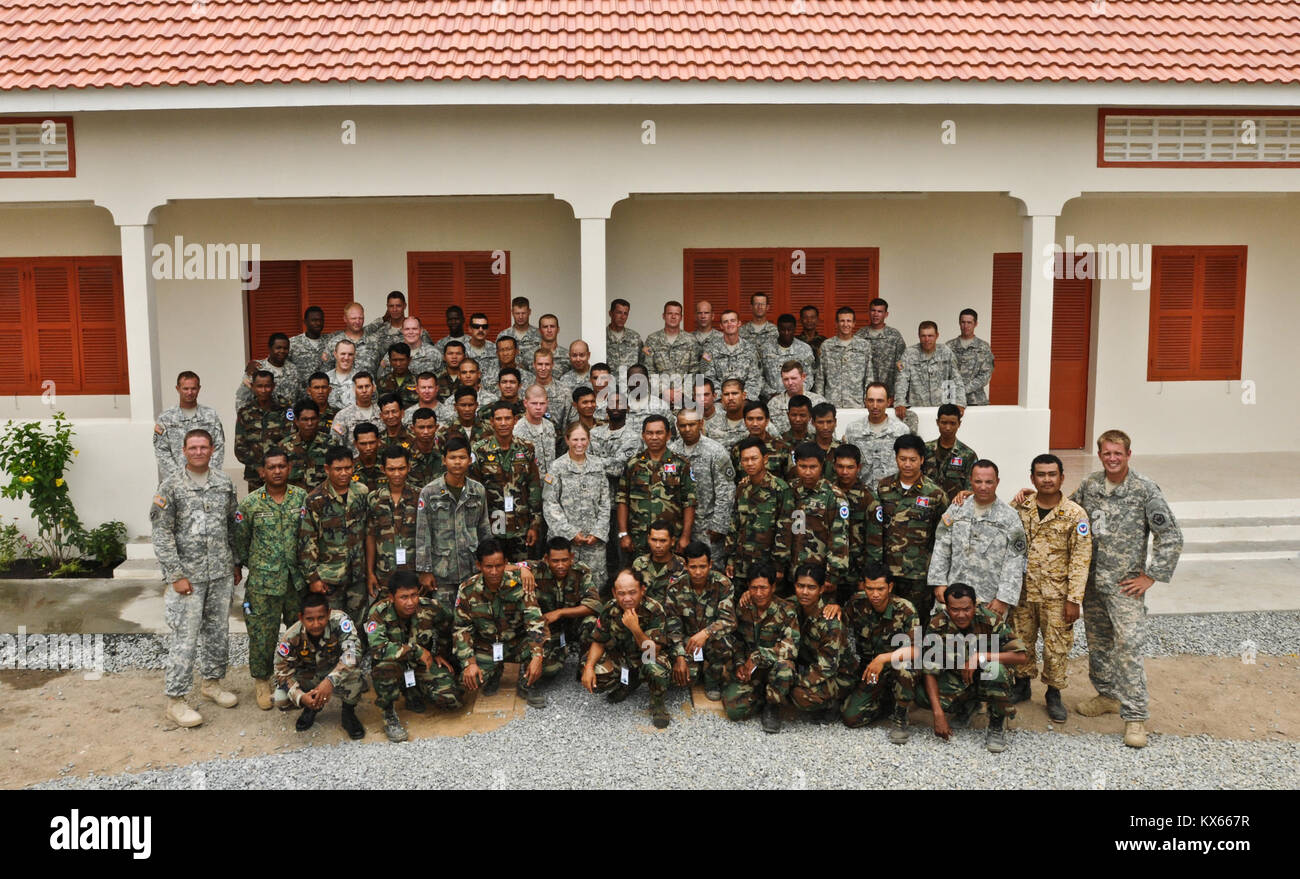 AMPONG SPEU PROVINCE, Cambodia - Angkor Sentinel 2011 officially opened ...