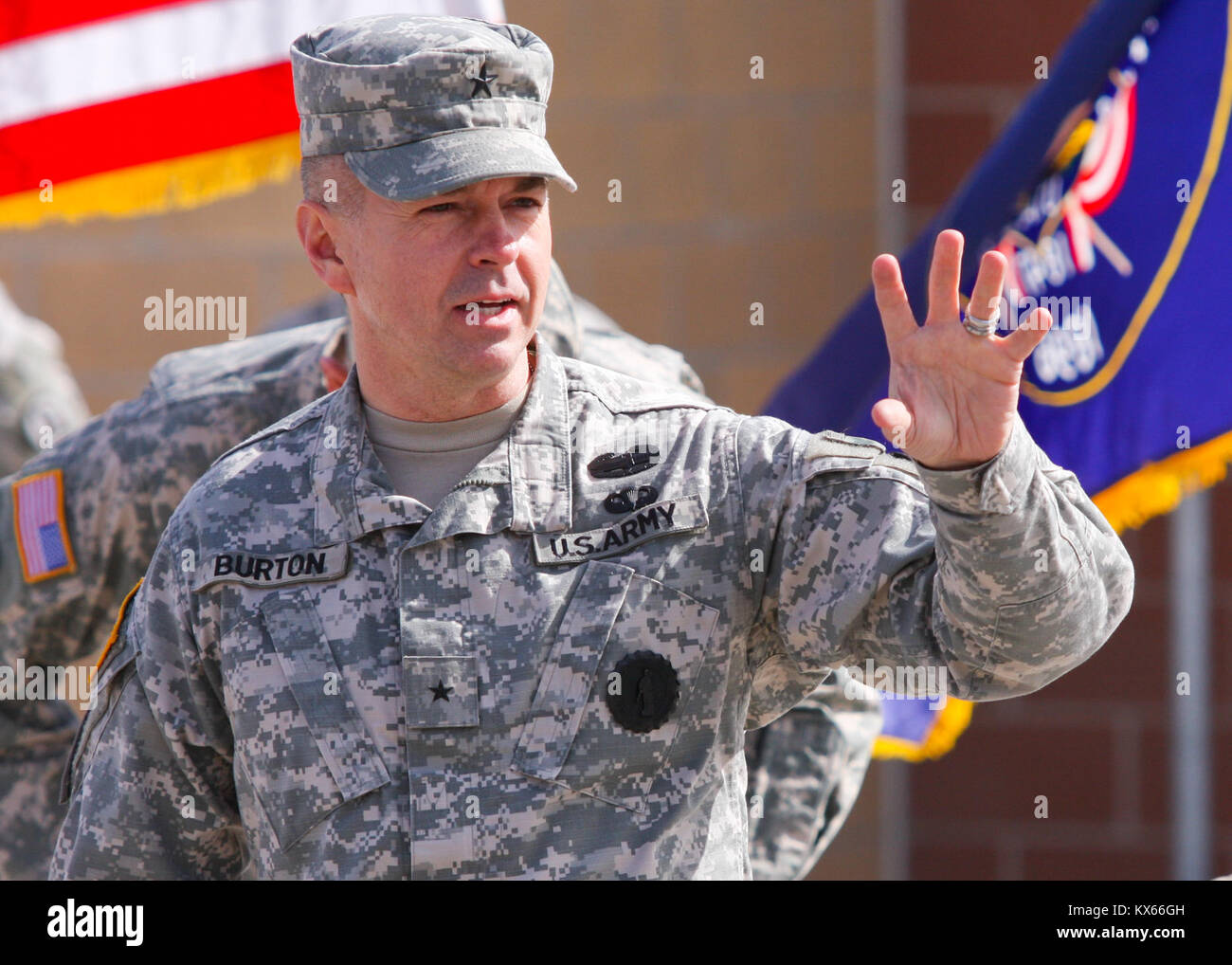 CAMP WILLIAMS, Utah — Brig. Gen. Jefferson Burton, assistant adjutant ...
