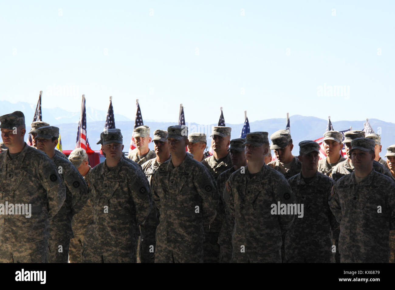 The approximately 65 Soldiers of the Utah Army National Guard's Second ...