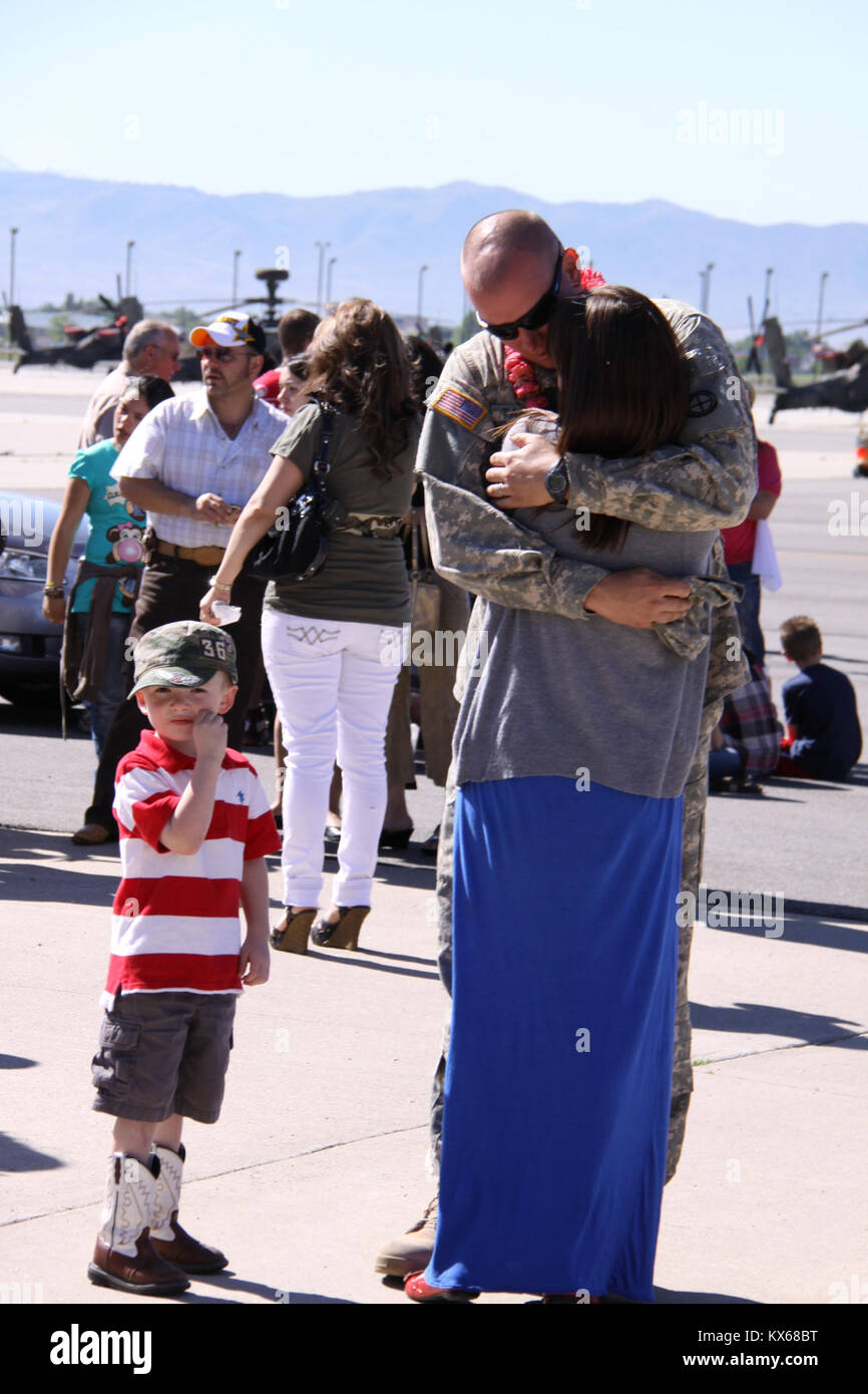 The approximately 65 Soldiers of the Utah Army National Guard's Second ...