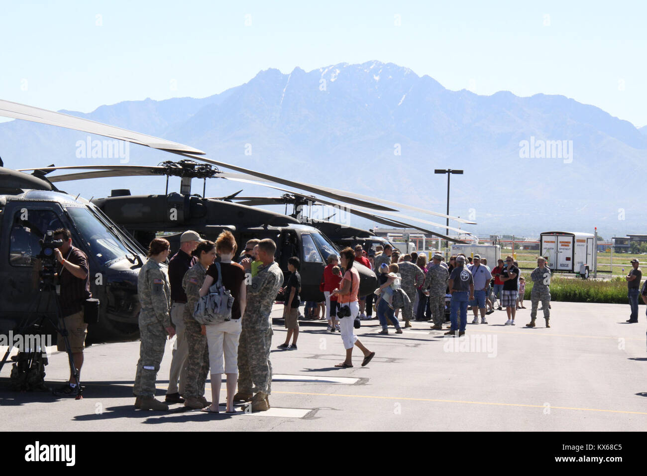 The approximately 65 Soldiers of the Utah Army National Guard's Second ...