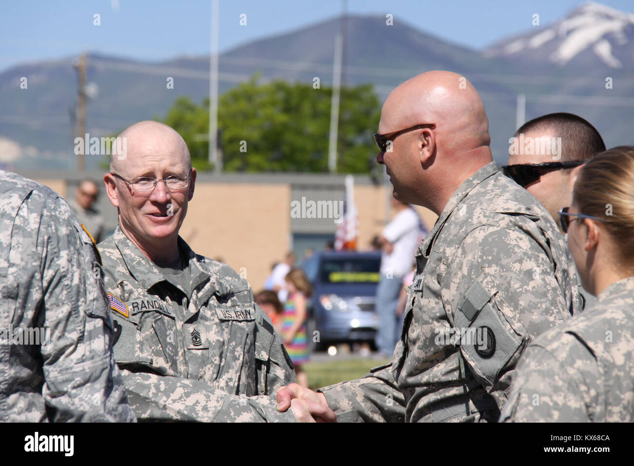 The approximately 65 Soldiers of the Utah Army National Guard's Second ...