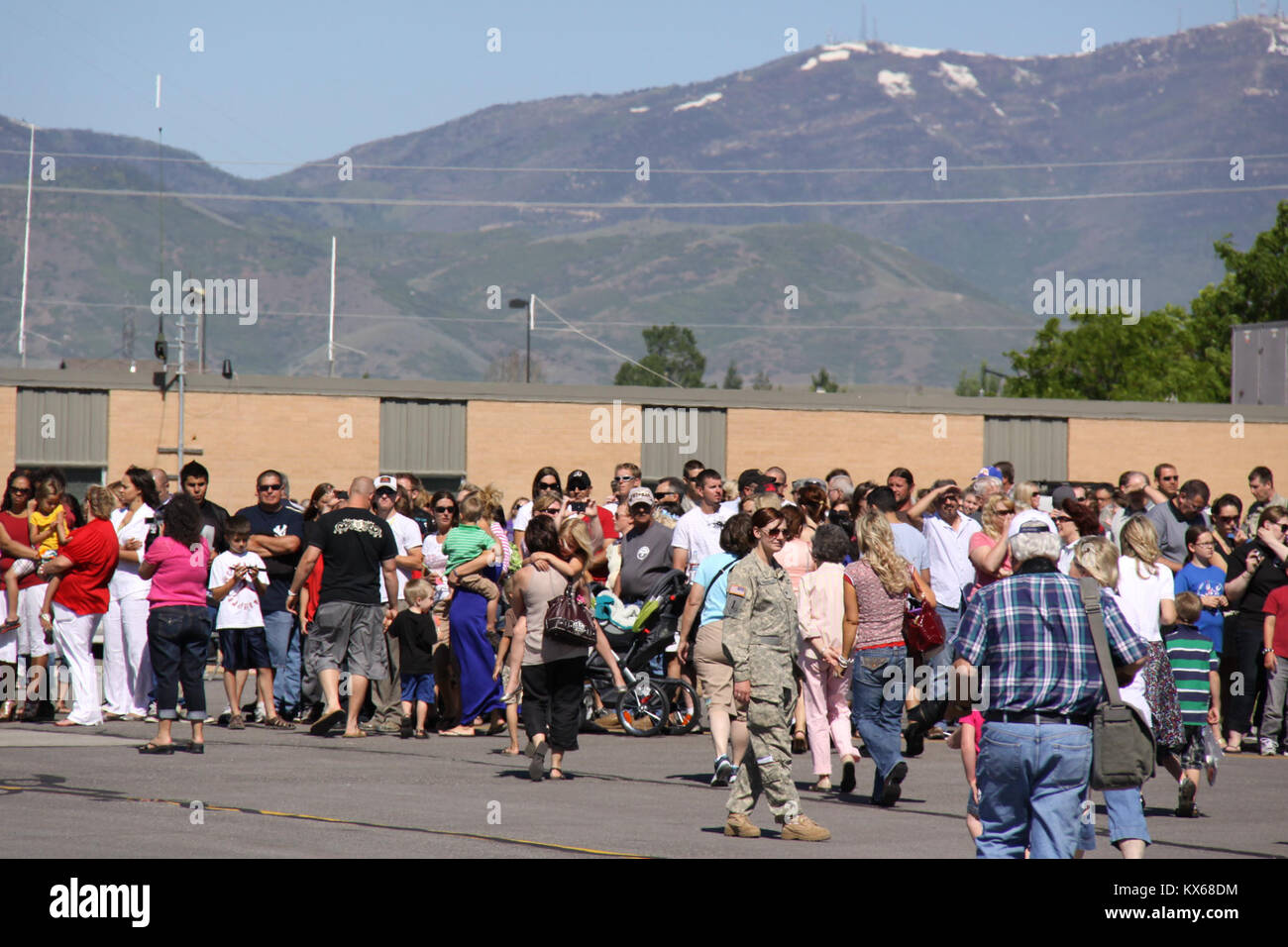The approximately 65 Soldiers of the Utah Army National Guard's Second ...