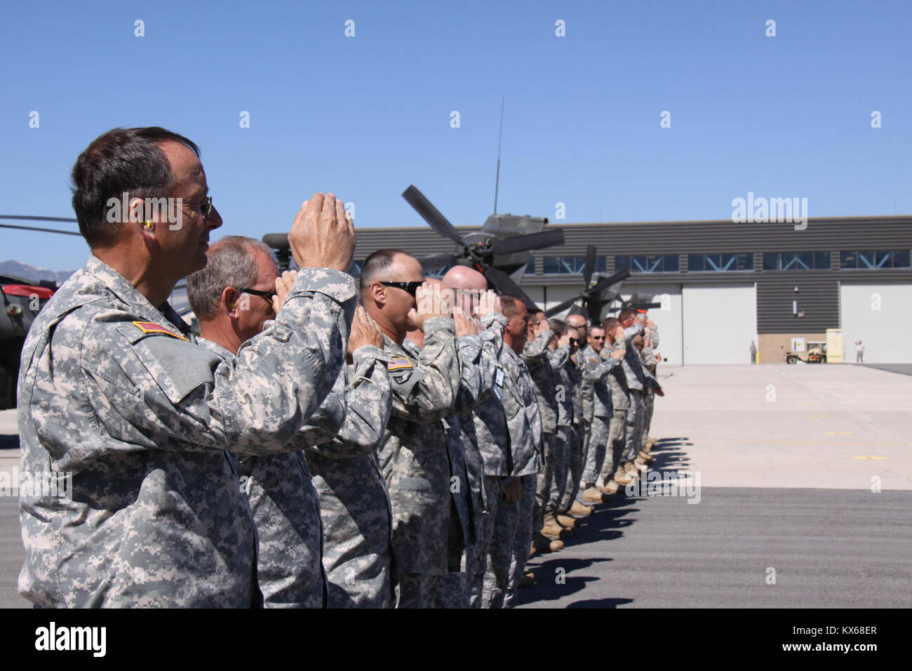 The approximately 65 Soldiers of the Utah Army National Guard's Second ...