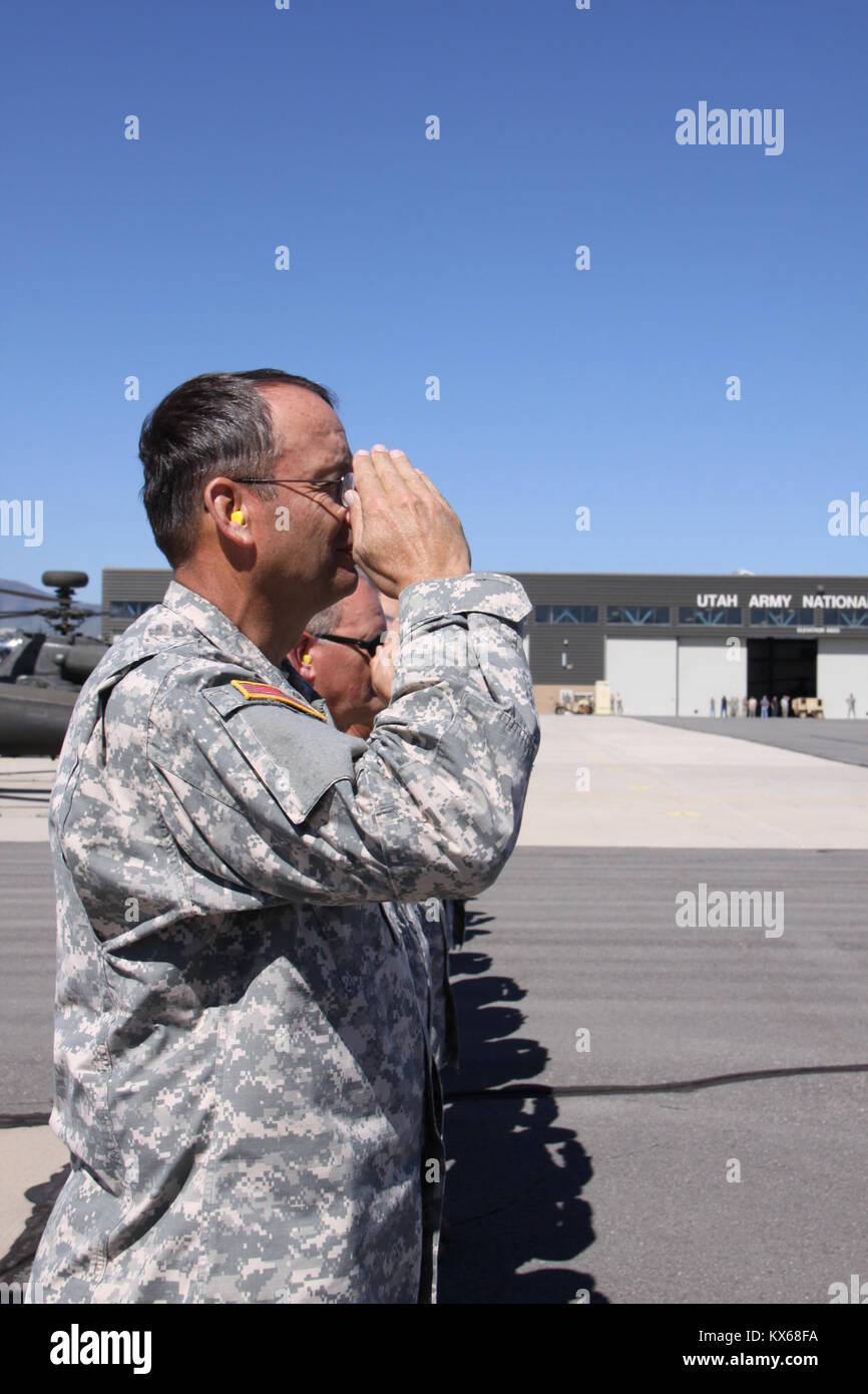 The approximately 65 Soldiers of the Utah Army National Guard's Second ...