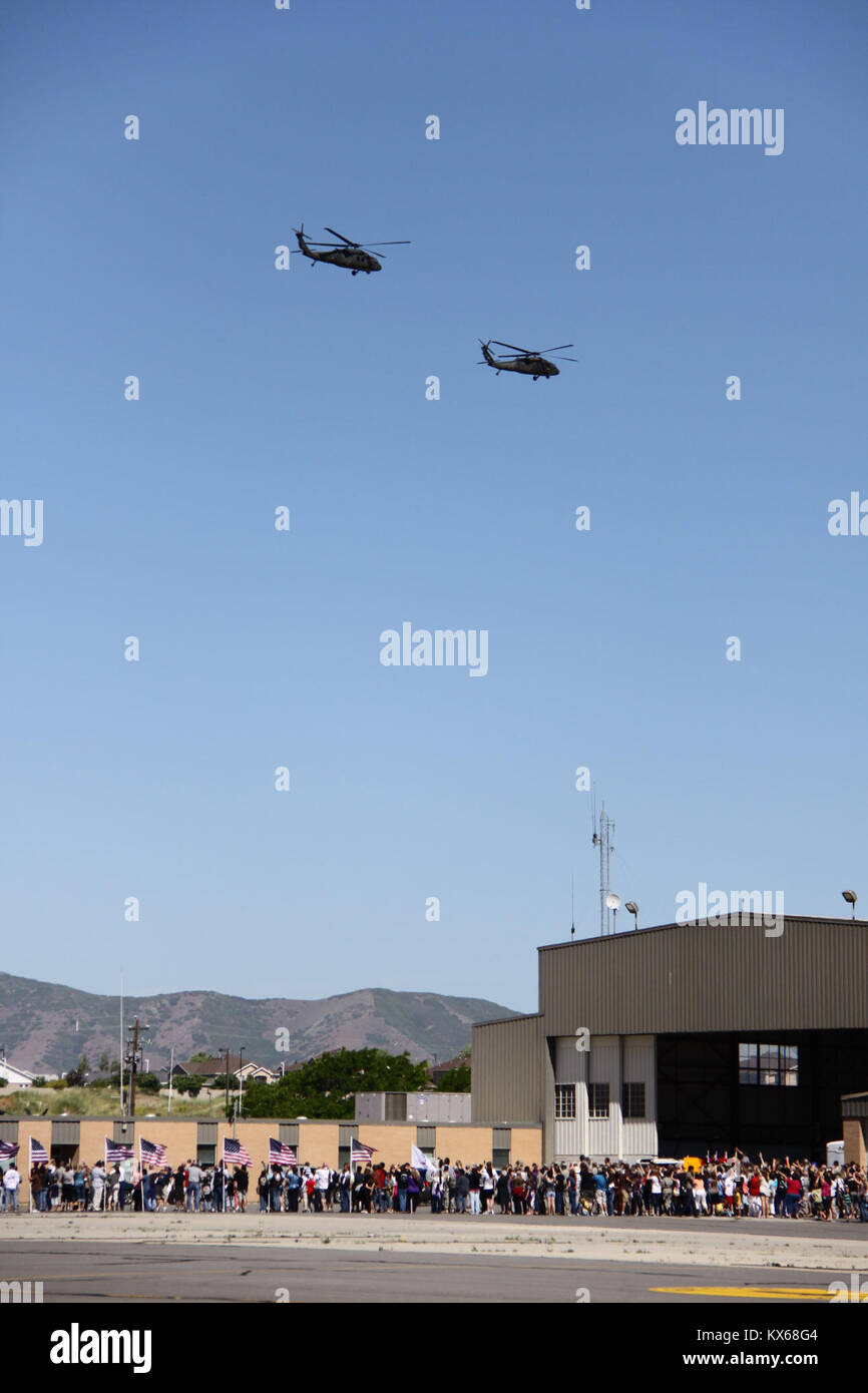 The approximately 65 Soldiers of the Utah Army National Guard's Second ...