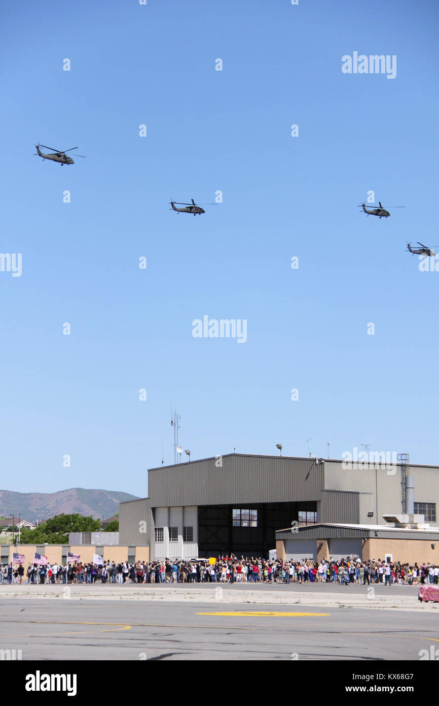 The approximately 65 Soldiers of the Utah Army National Guard's Second ...