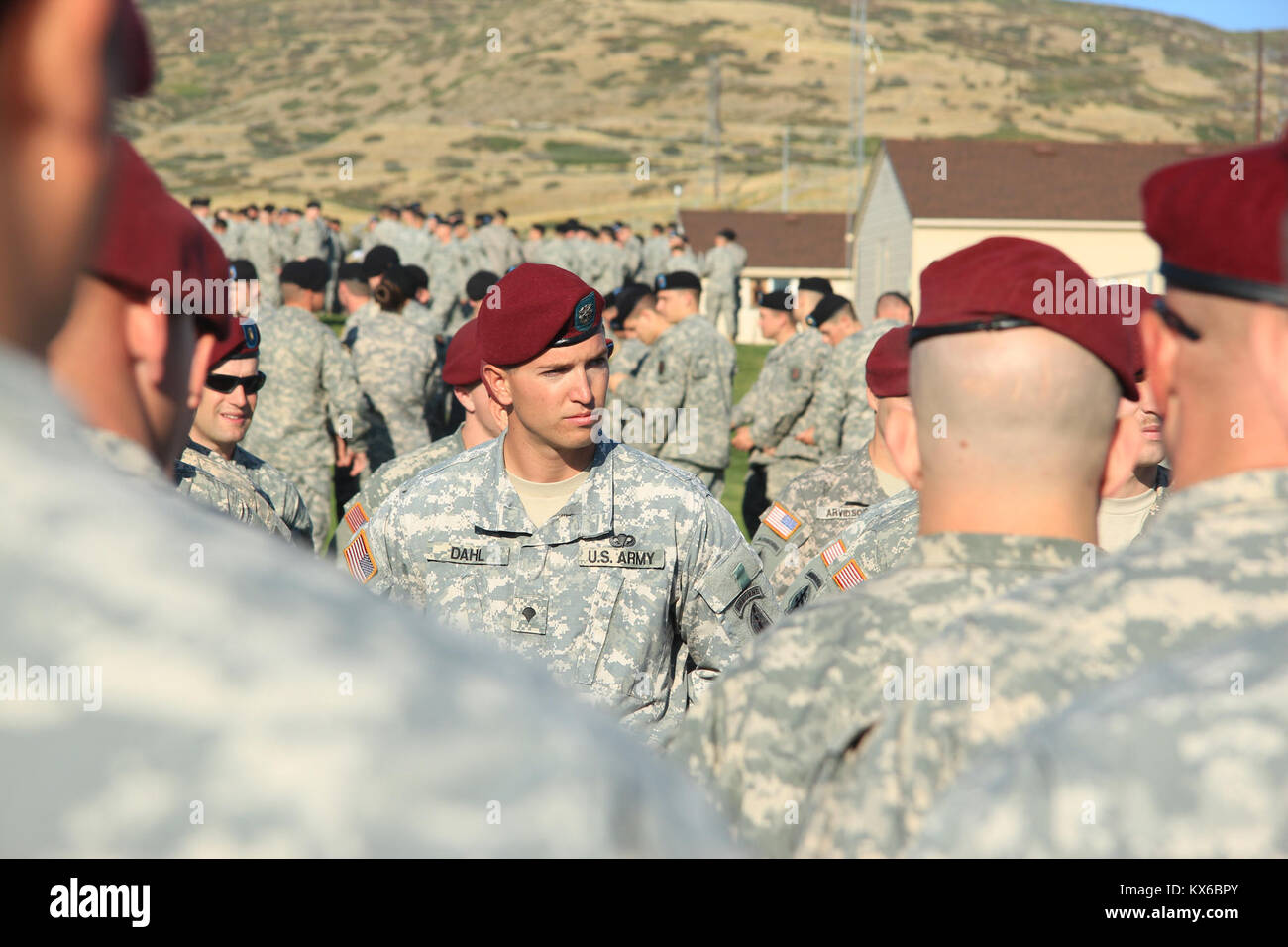 Camp Williams, UT -- On Sep. 17, 2011, Guardsmen gathered on the parade ...