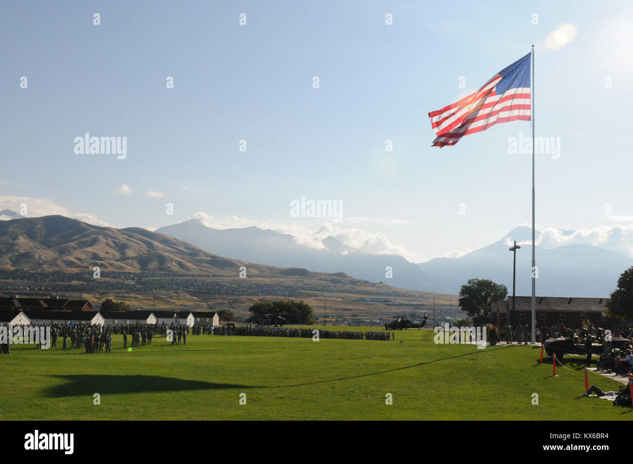 Camp Williams, UT -- On Sep. 17, 2011, Guardsmen gathered on the parade ...