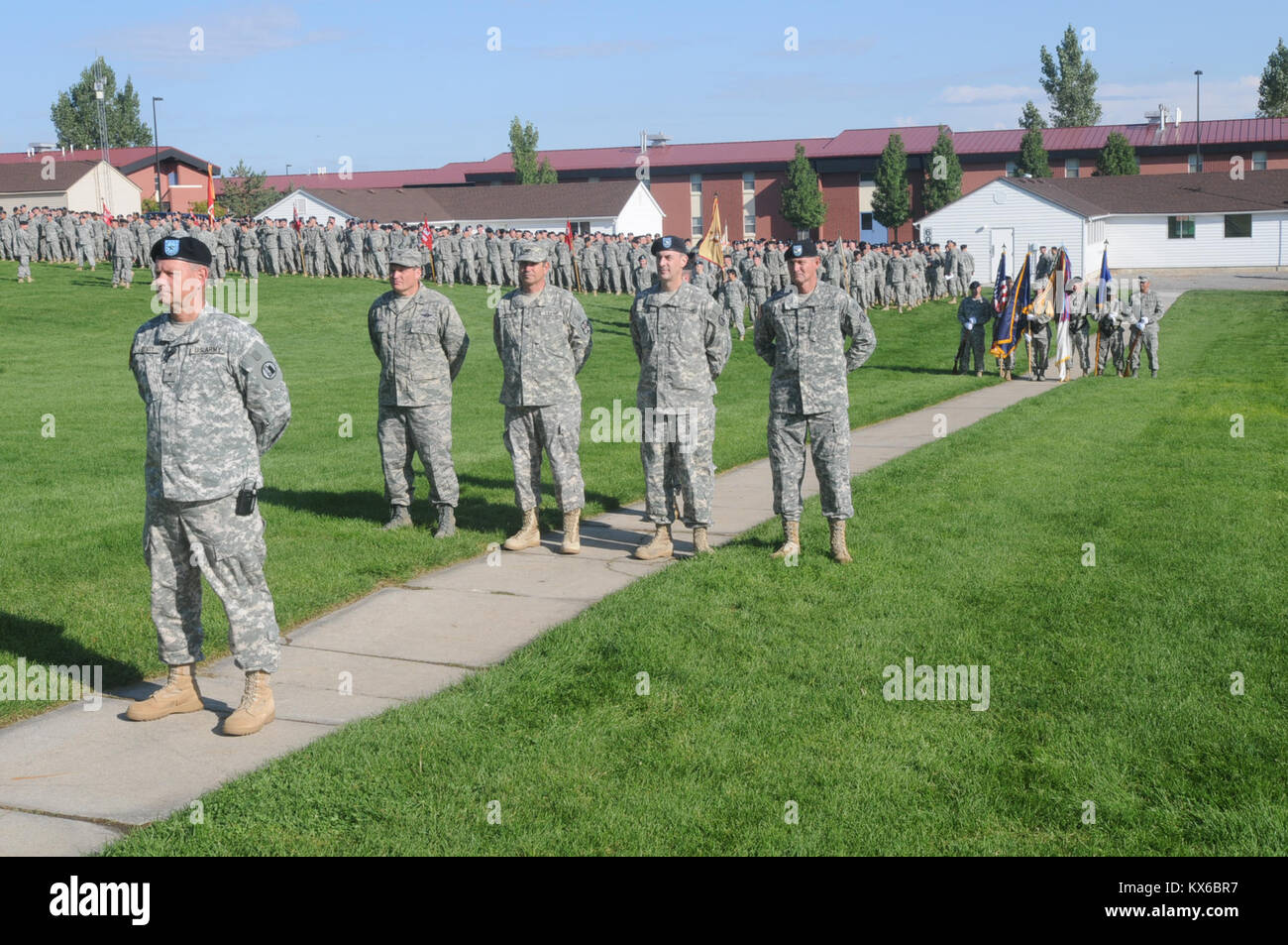 Camp Williams, UT -- On Sep. 17, 2011, Guardsmen gathered on the parade ...