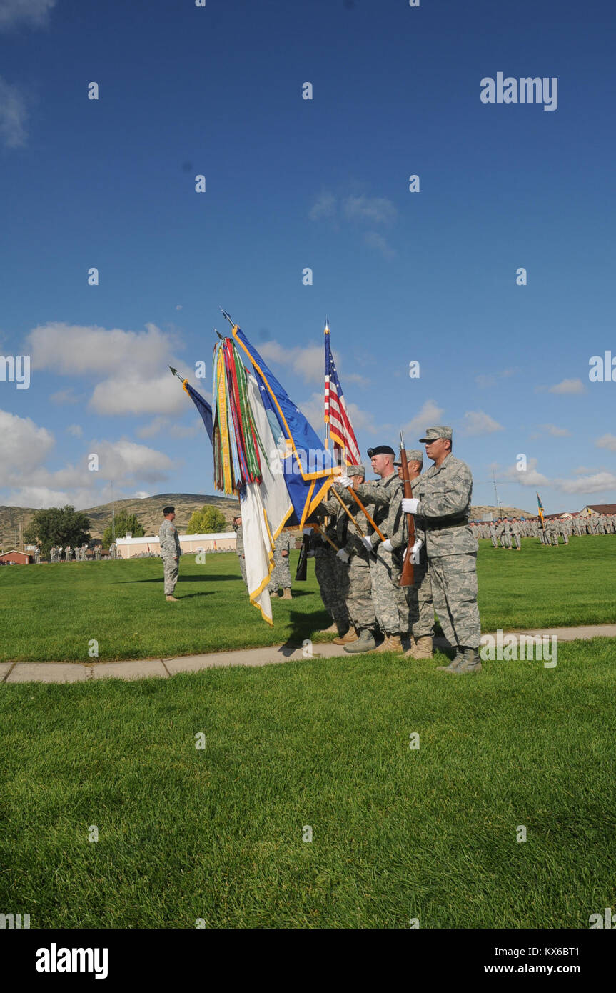 Camp Williams, UT -- On Sep. 17, 2011, Guardsmen gathered on the parade ...
