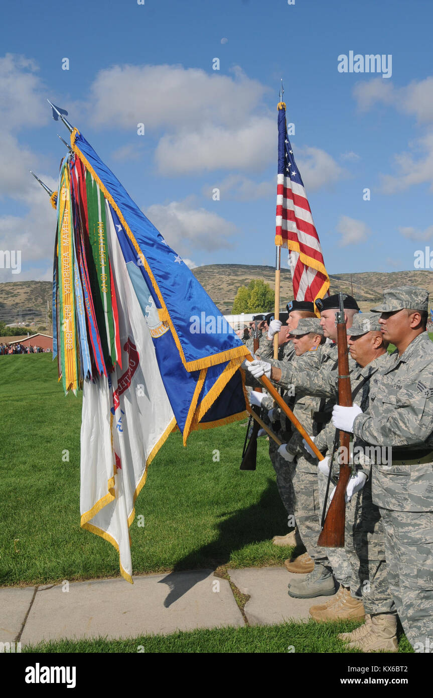 Camp Williams, UT -- On Sep. 17, 2011, Guardsmen gathered on the parade ...