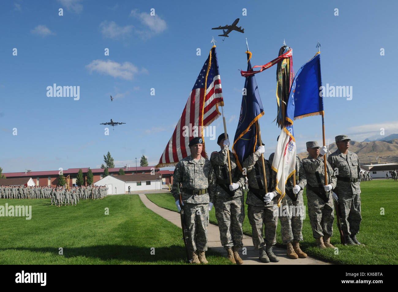 Camp Williams, UT -- On Sep. 17, 2011, Guardsmen gathered on the parade ...