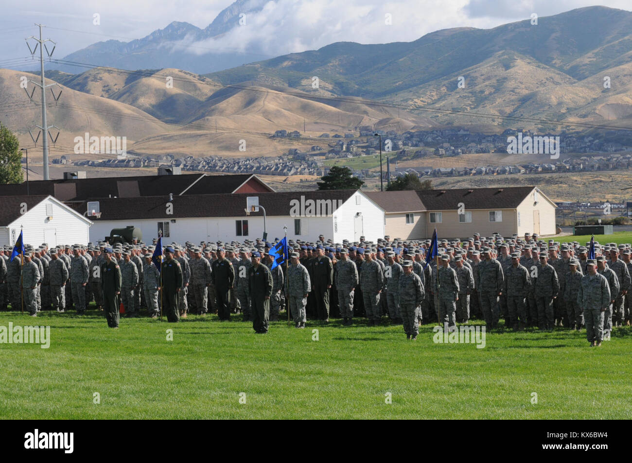 Camp Williams, UT -- On Sep. 17, 2011, Guardsmen gathered on the parade ...