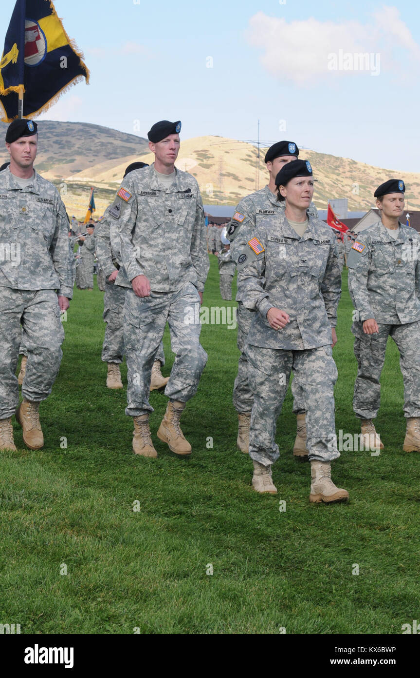Camp Williams, UT -- On Sep. 17, 2011, Guardsmen gathered on the parade ...