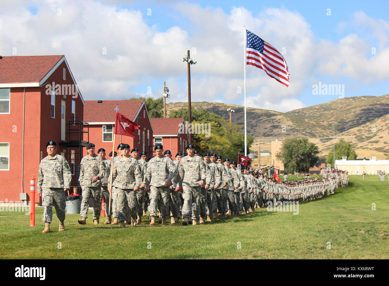 Camp Williams, UT -- On Sep. 17, 2011, Guardsmen gathered on the parade ...