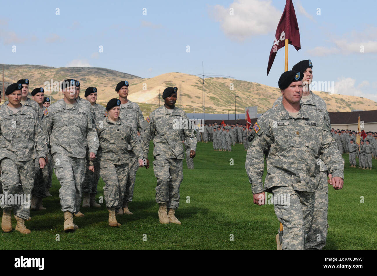Camp Williams, UT -- On Sep. 17, 2011, Guardsmen gathered on the parade ...