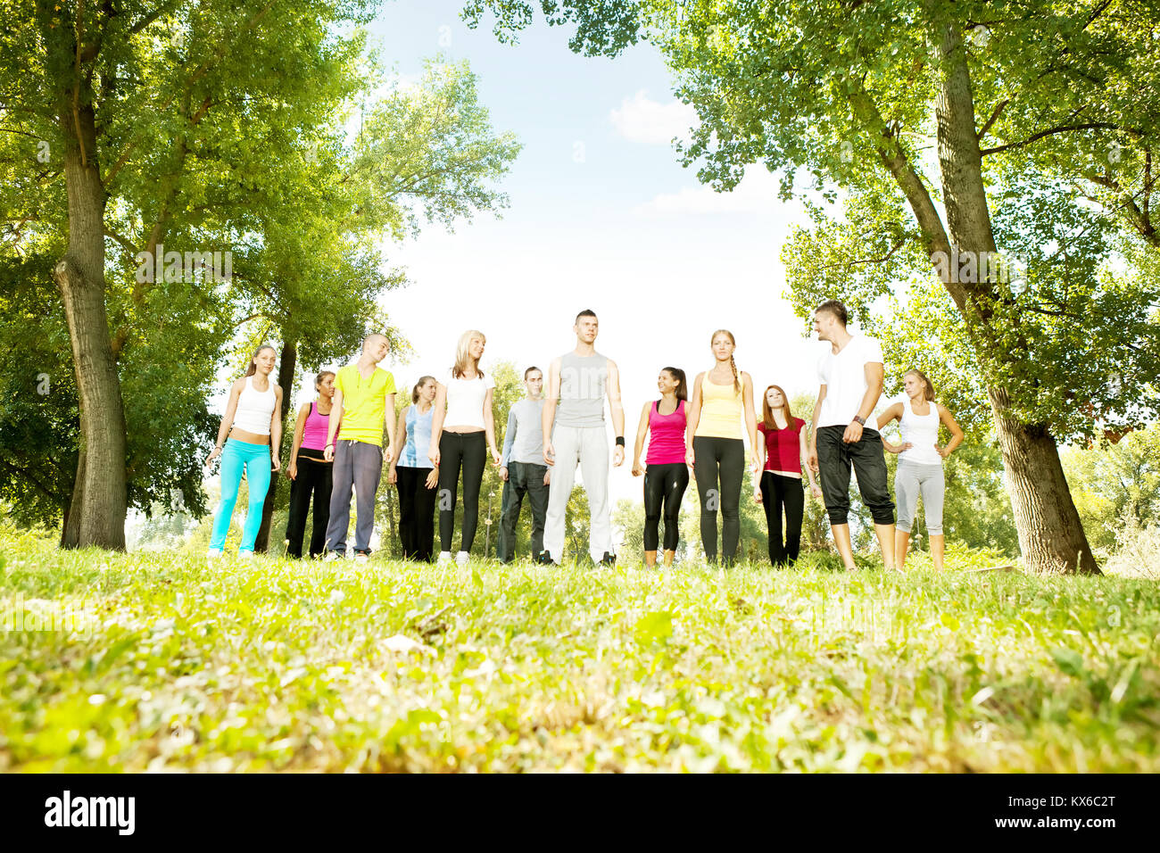 Large college students laughing hi-res stock photography and images - Alamy