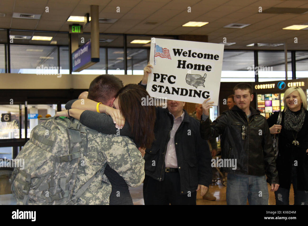 Smaller groups of 45 Soldiers from the 222nd Field Artillery arrive at ...