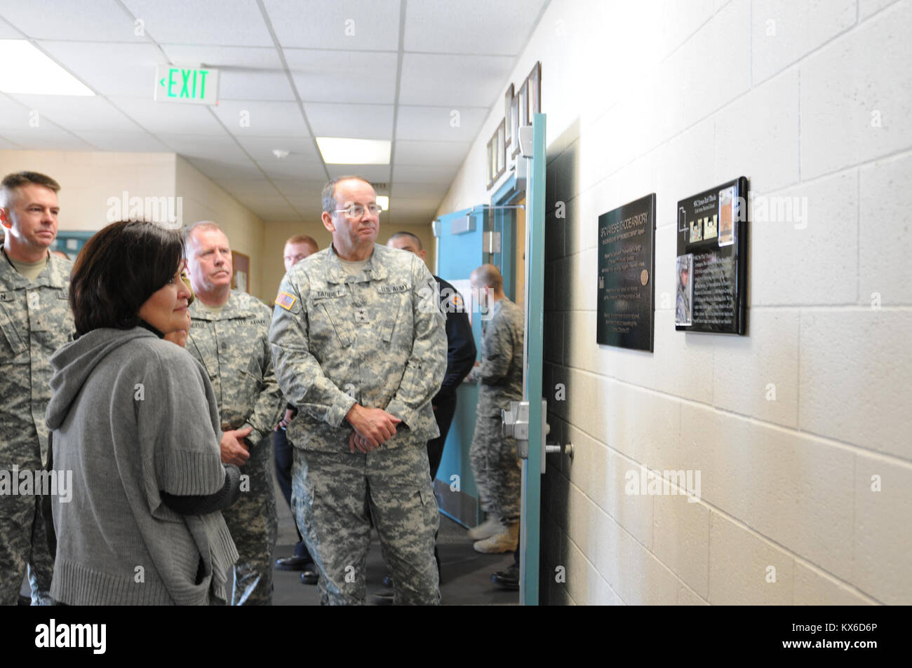 Carla Thode, wife of Sergeant First Class James E. Thode who was killed ...