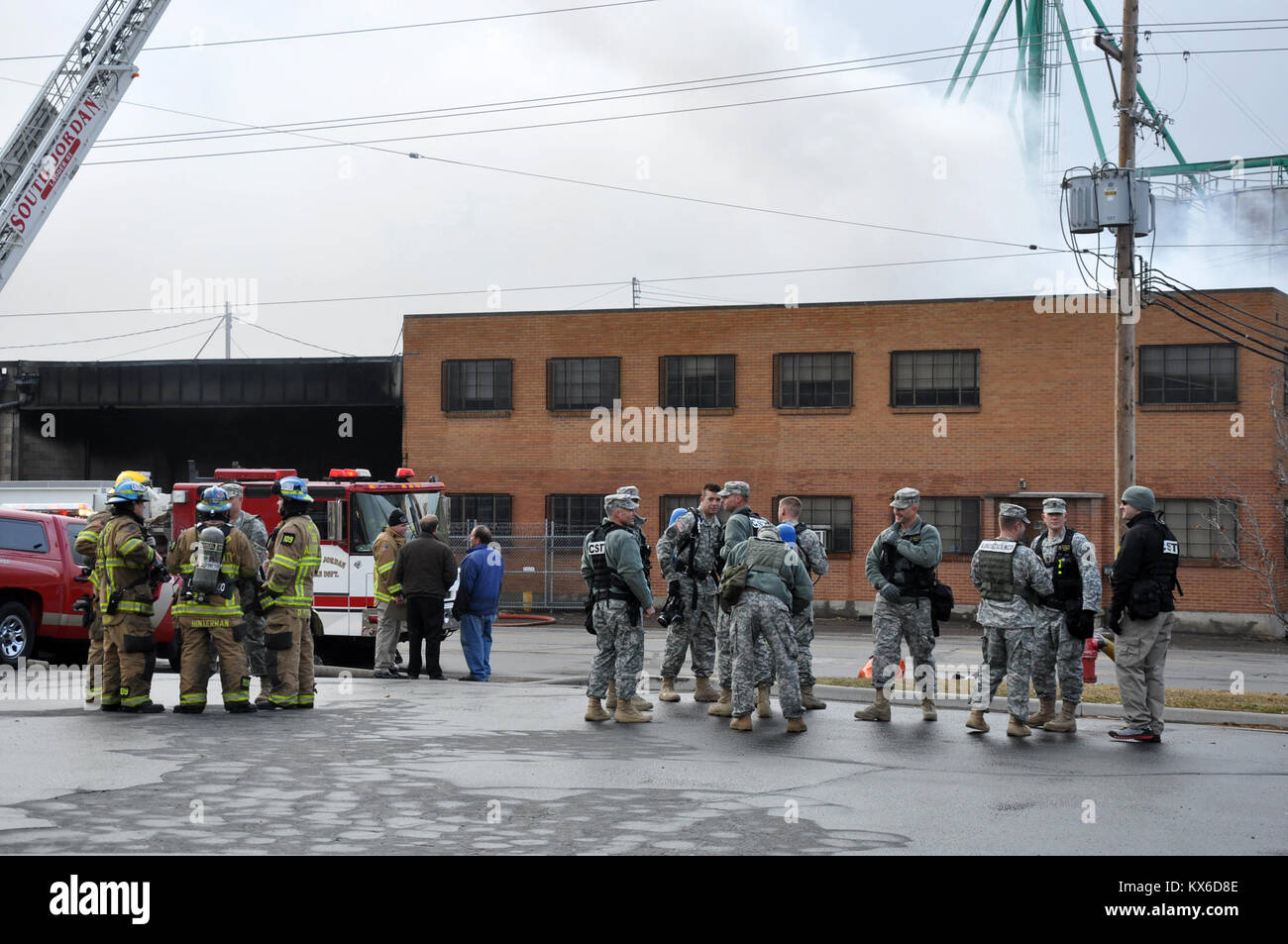 SANDY — The 85th Civil Support Team assisted local authorities monitor ...