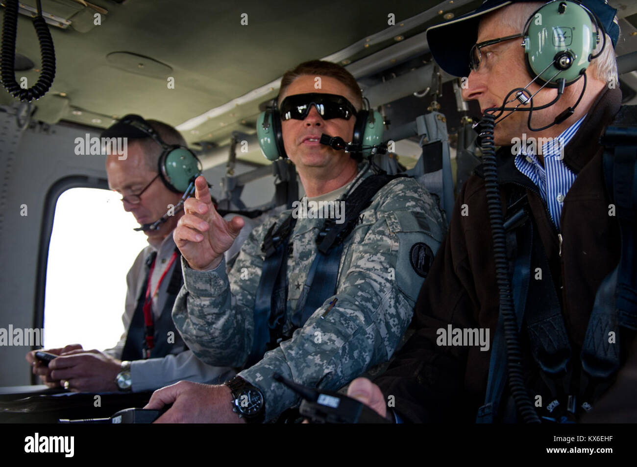 Utah LT. Governor Greg Bell and Brig. General Burton, Army Utah ...