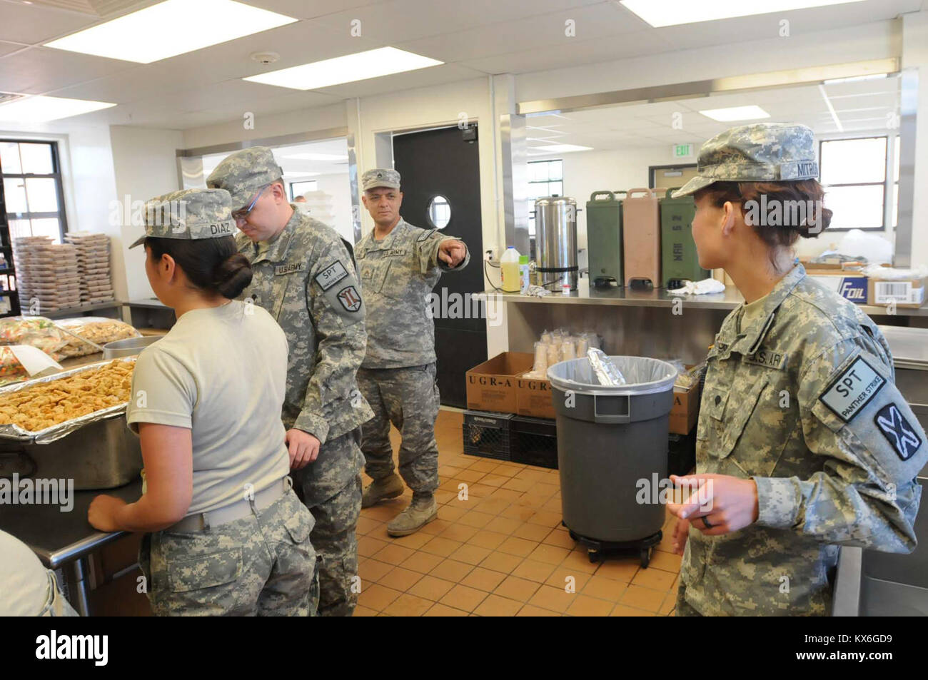 Staff Sgt John Dumas, a cook who serves with 489th Brigade Support ...