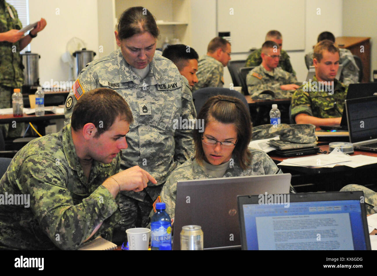 Soldiers participating in Panther Strike 2012 learn from military and ...