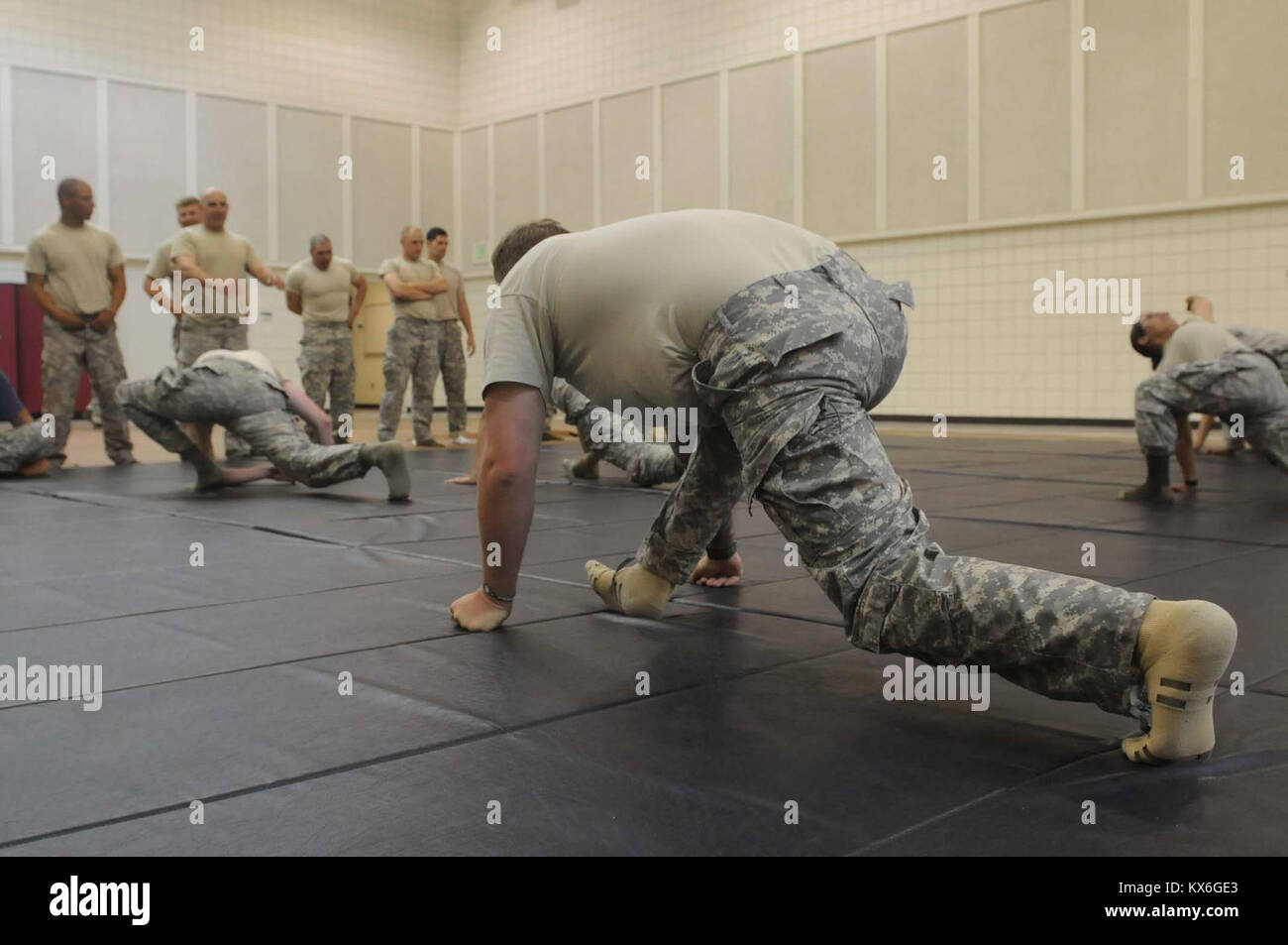 Soldiers train in Army Combatives as part of Panther Strike 2012 in the ...