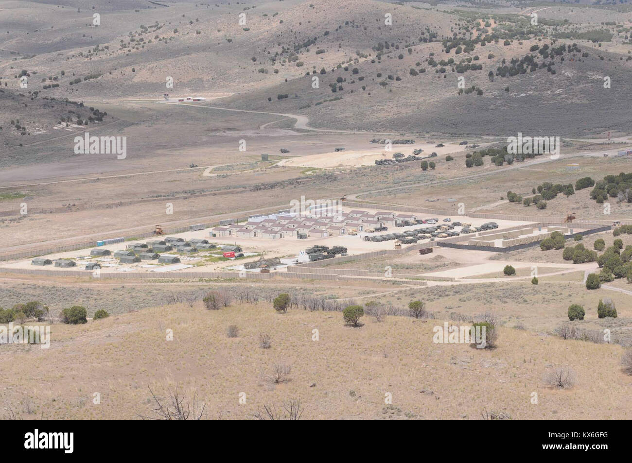 The Camp Williams forward operating base was a busy place during the ...