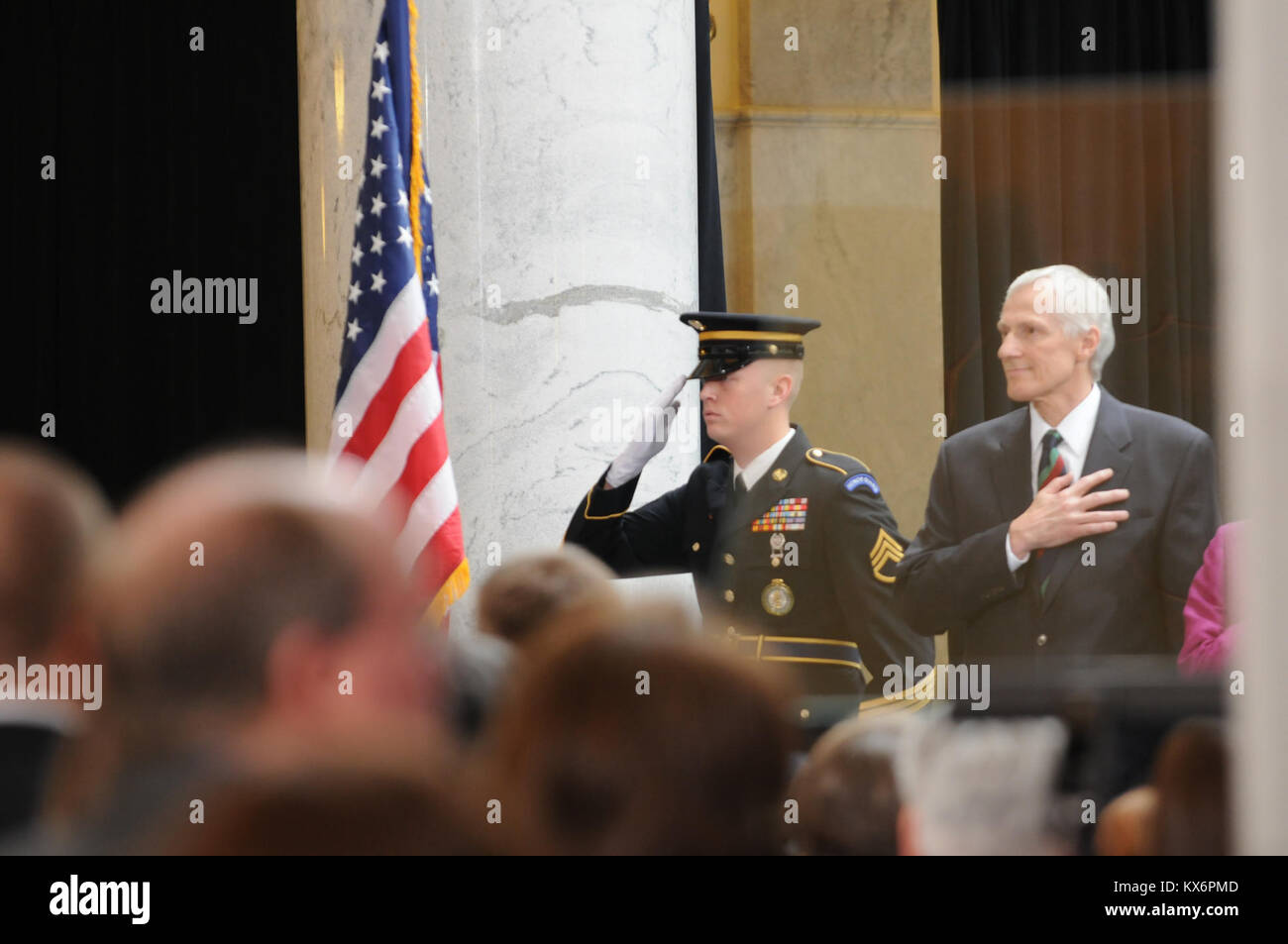 Utah Gov. Gary R. Herbert and Lt. Gov. Greg Bell were sworn in Monday ...