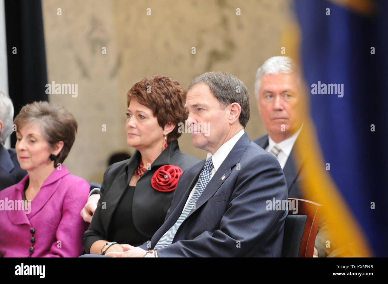 Utah Gov. Gary R. Herbert and Lt. Gov. Greg Bell were sworn in Monday ...