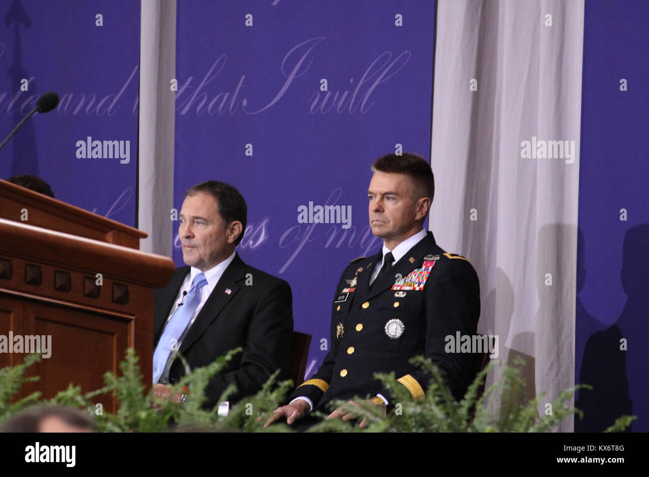 Utah Governor Gary R. Herbert inaugurated at the Utah State Capitol ...