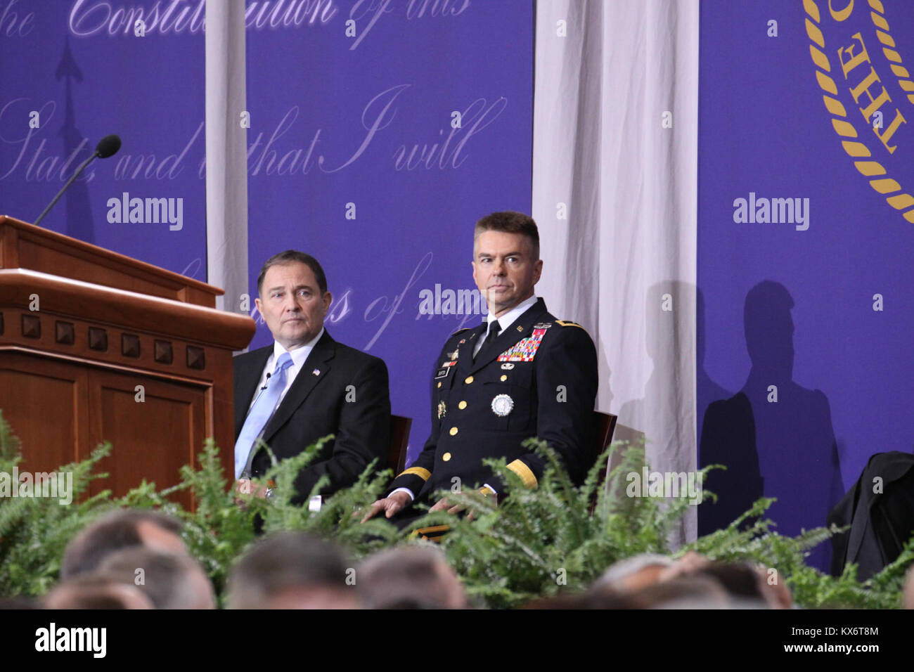 Utah Governor Gary R. Herbert inaugurated at the Utah State Capitol ...